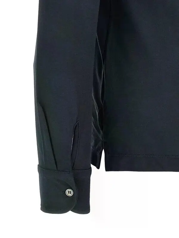 ZANONE Buttoned Long-sleeve Polo Shirt
