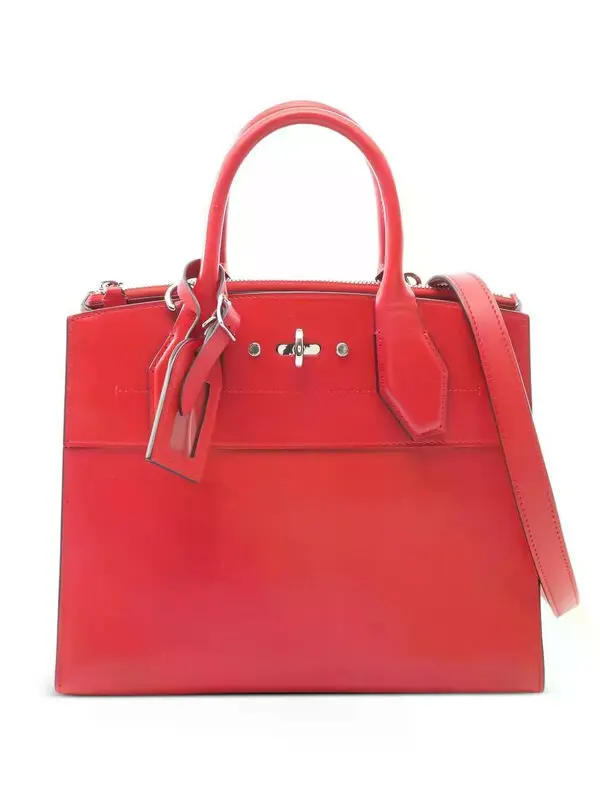 LOUIS VUITTON 2016 Pm City Steamer Tote Bag - Red