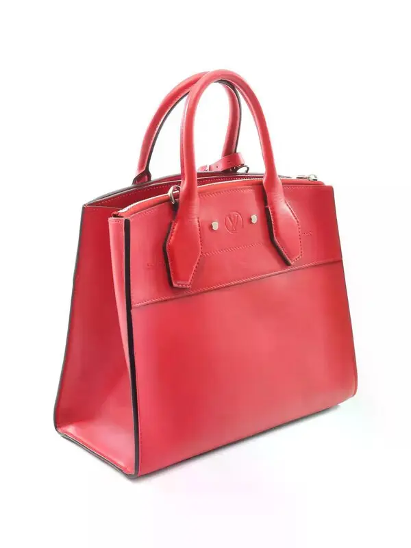 LOUIS VUITTON 2016 Pm City Steamer Tote Bag - Red