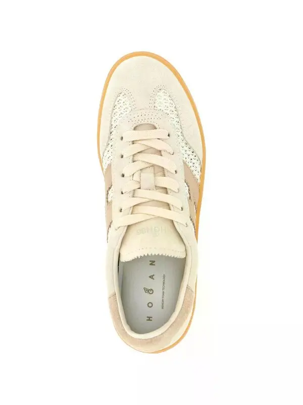 Hogan Logo Detail Sneakers - Neutrals