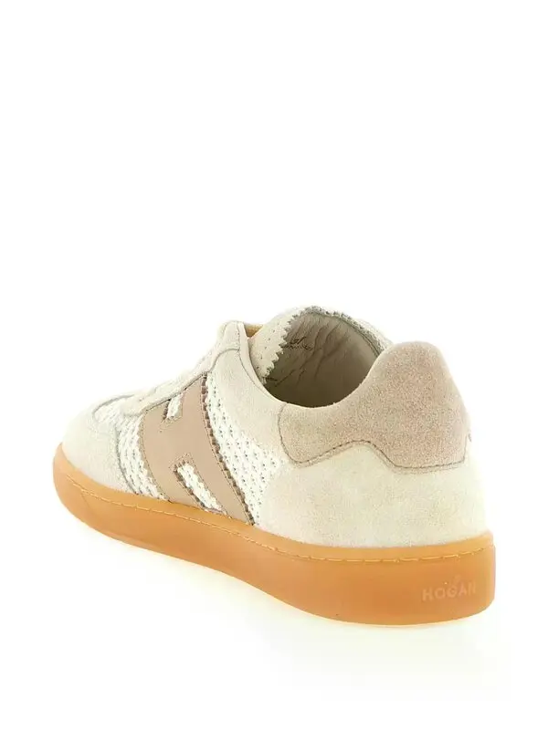 Hogan Logo Detail Sneakers - Neutrals