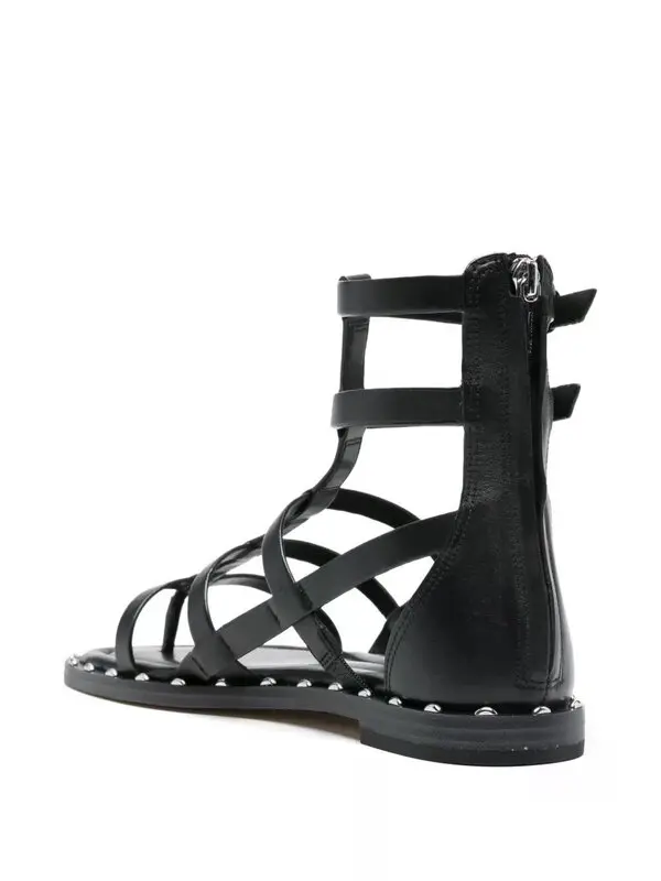Michael Kors Noa Buckle-detail Studded Gladiator Sandals