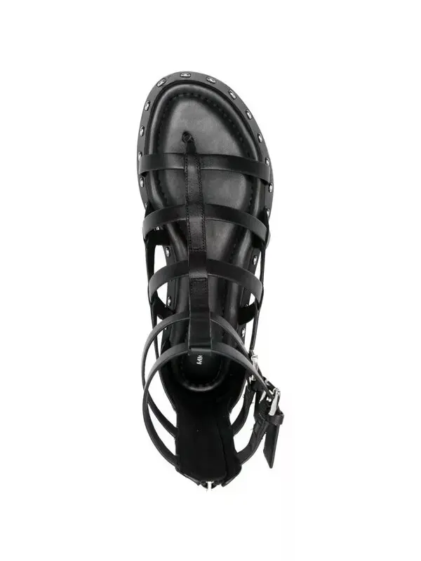 Michael Kors Noa Buckle-detail Studded Gladiator Sandals