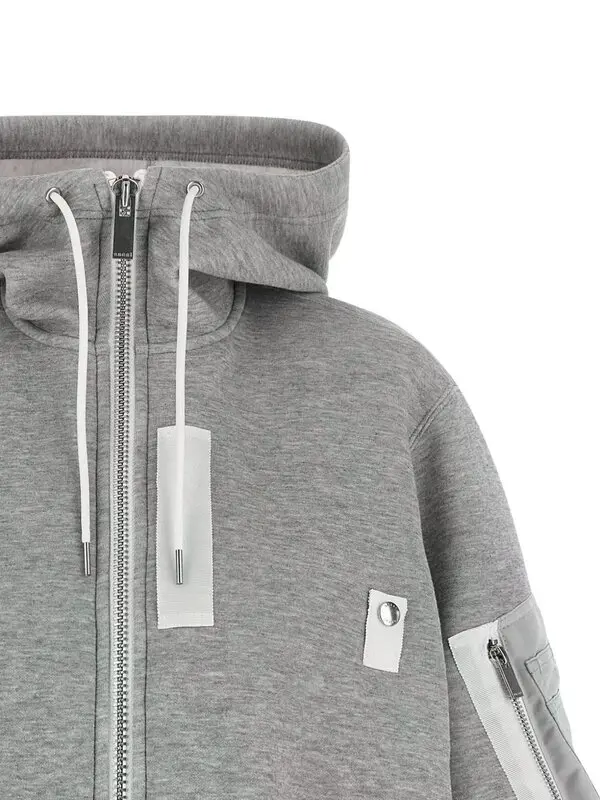 Sacai Sponge Zip-up Hoodie