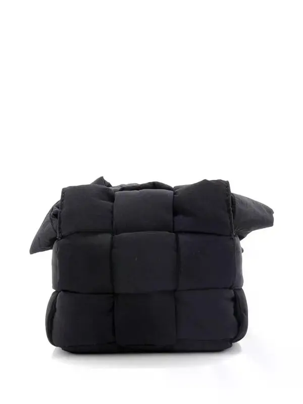 Bottega Veneta Cassette Maxi Intrecciato Nylon Extra Mini Crossbody Bag