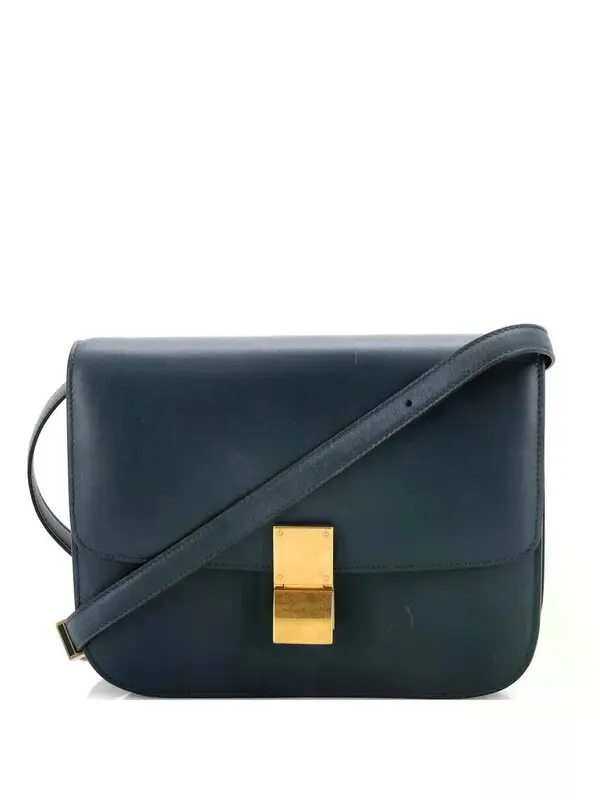 Celine Classic Box Bag Smooth Leather Medium - Green