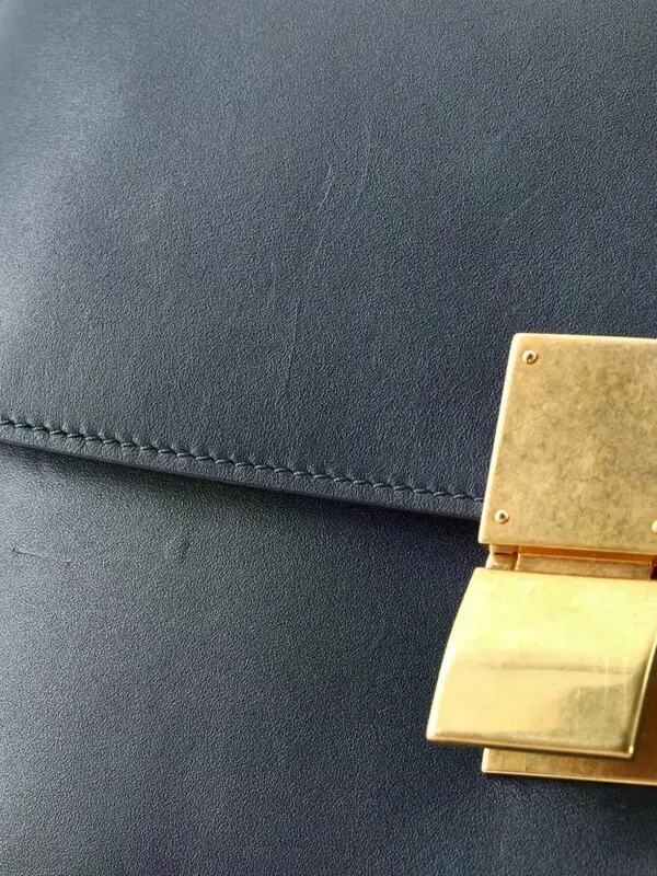 Celine Classic Box Bag Smooth Leather Medium - Green