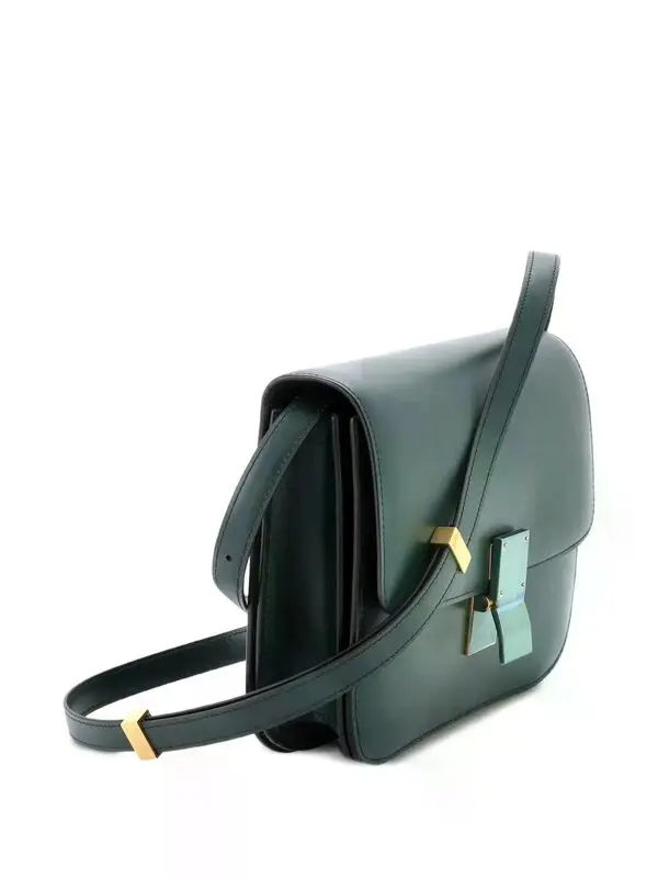 Celine Classic Box Bag Smooth Leather Medium - Green