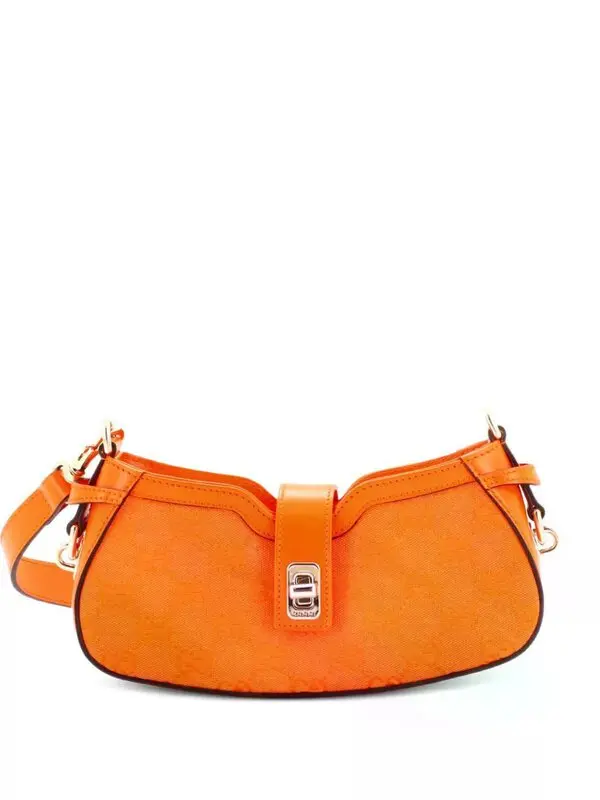Gucci Gg Canvas Mini Shoulder Bag - Orange