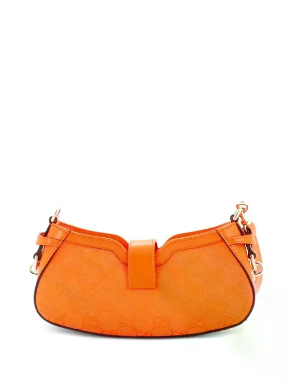 Gucci Gg Canvas Mini Shoulder Bag - Orange