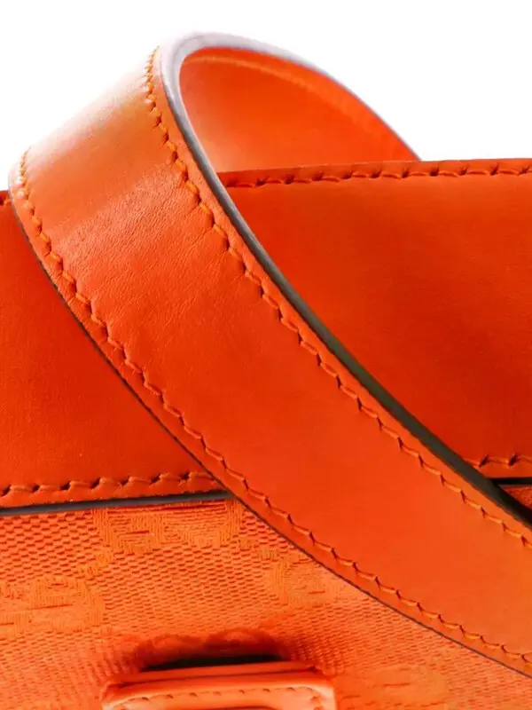 Gucci Gg Canvas Mini Shoulder Bag - Orange