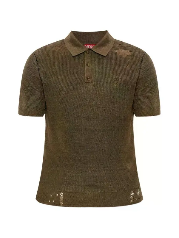 DIESEL® K-danny Distressed Polo Shirt