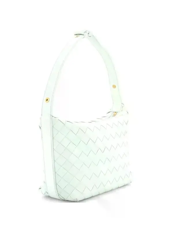 Bottega Veneta Wallace Intrecciato Nappa Mini Shoulder Bag - Green