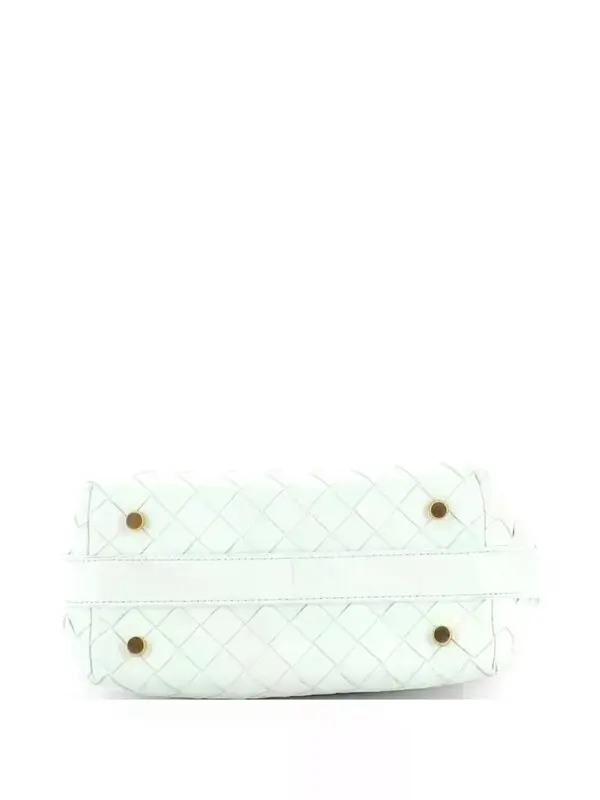 Bottega Veneta Wallace Intrecciato Nappa Mini Shoulder Bag - Green