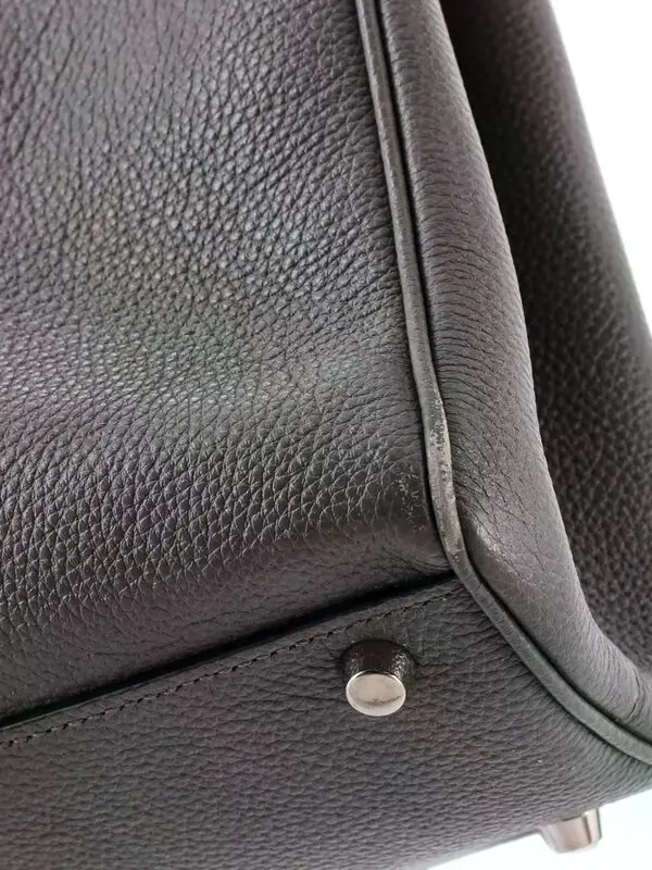 Gucci Zumi Top Handle Leather Satchel - Grey