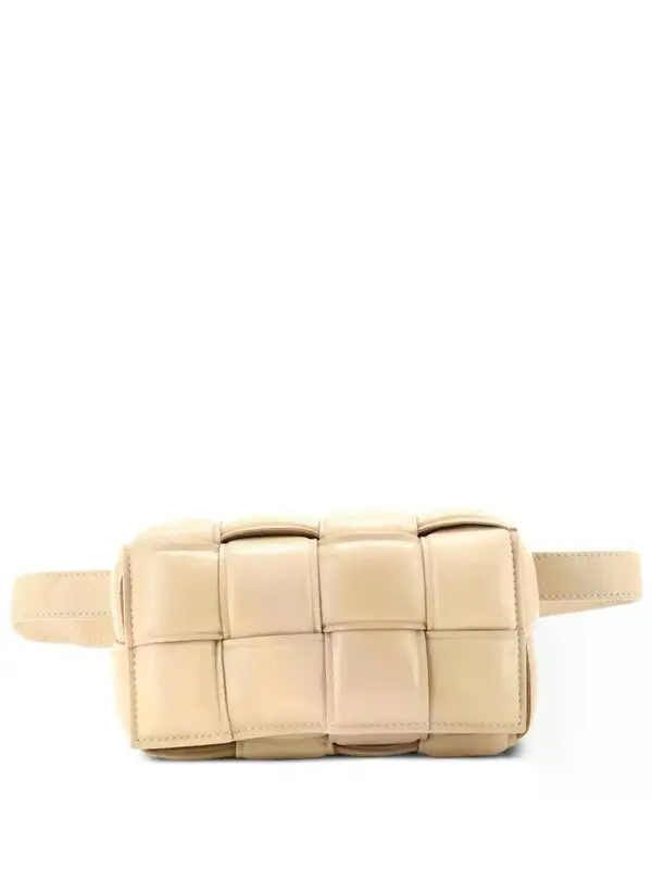 Bottega Veneta Cassette Padded Intrecciato Leather Belt Bag