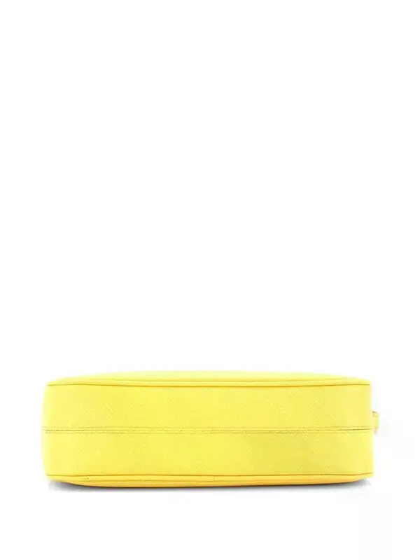 Prada Re-edition Hobo Saffiano Leather Mini Shoulder Bag - Yellow