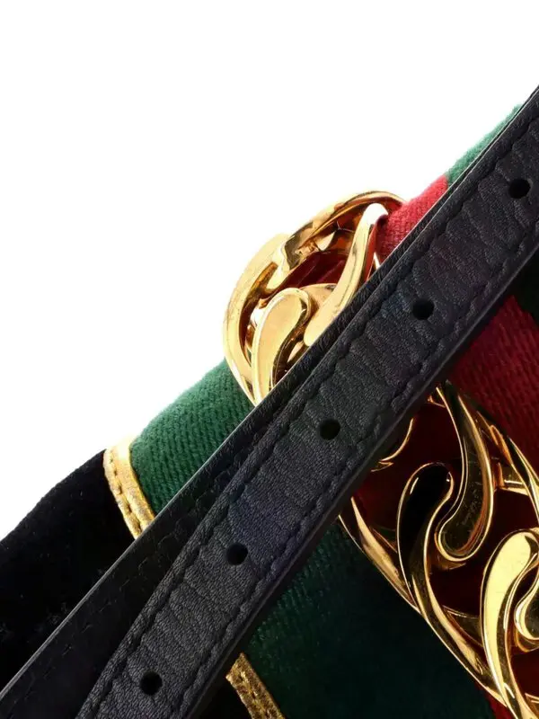 Gucci Sylvie Small Velvet Shoulder Bag