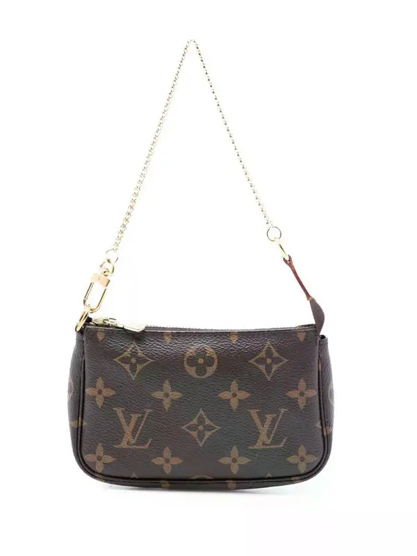 LOUIS VUITTON 2020 Monogram Mini Pochette Accessoires - Brown