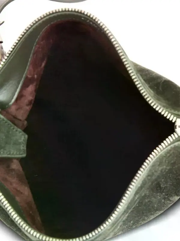 Burberry Knight Suede Small Shoulder Bag - Green