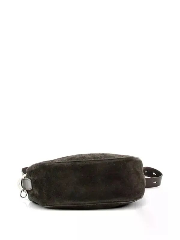 Burberry Knight Suede Small Shoulder Bag - Green