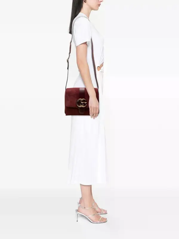 Gucci Medium Suede Arli Crossbody Bag