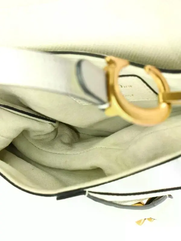 Dior Saddle Handbag Leather Mini Shoulder Bag