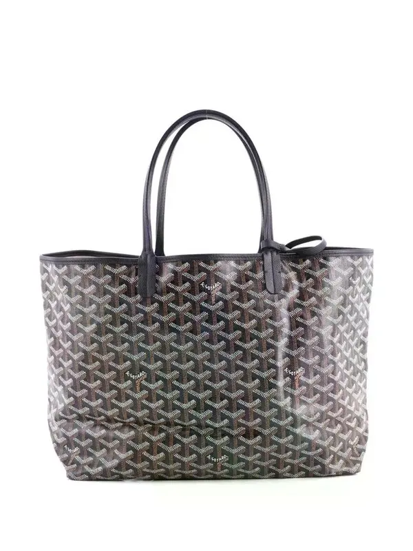 Goyard Saint Louis Coated Canvas Pm Tote Bag - Black