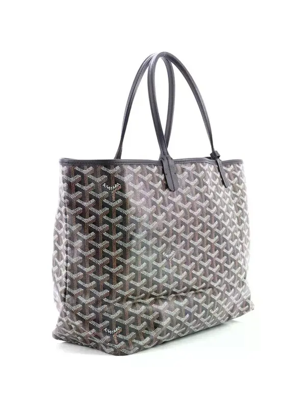 Goyard Saint Louis Coated Canvas Pm Tote Bag - Black