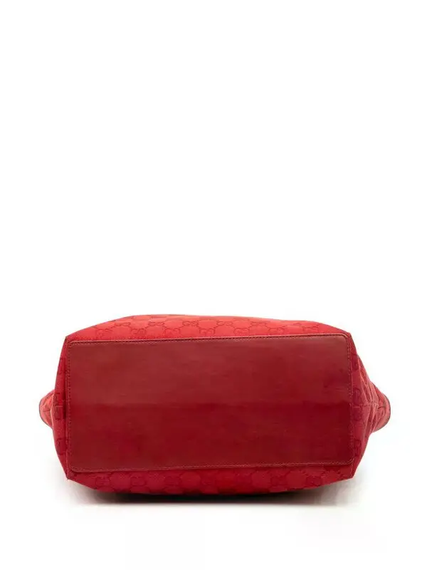 Gucci Gg Canvas Tote Bag - Red