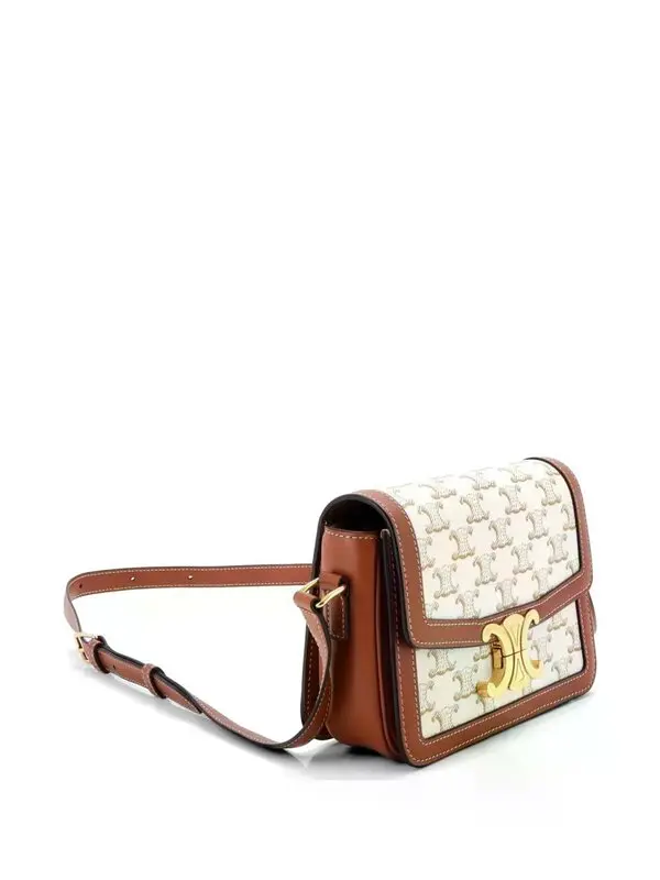 Celine Triomphe Coated Canvas Teen Shoulder Bag