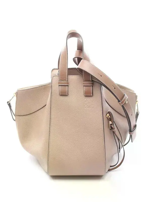 Loewe Small Grained Calfskin Hammock Bag Satchel - Brown