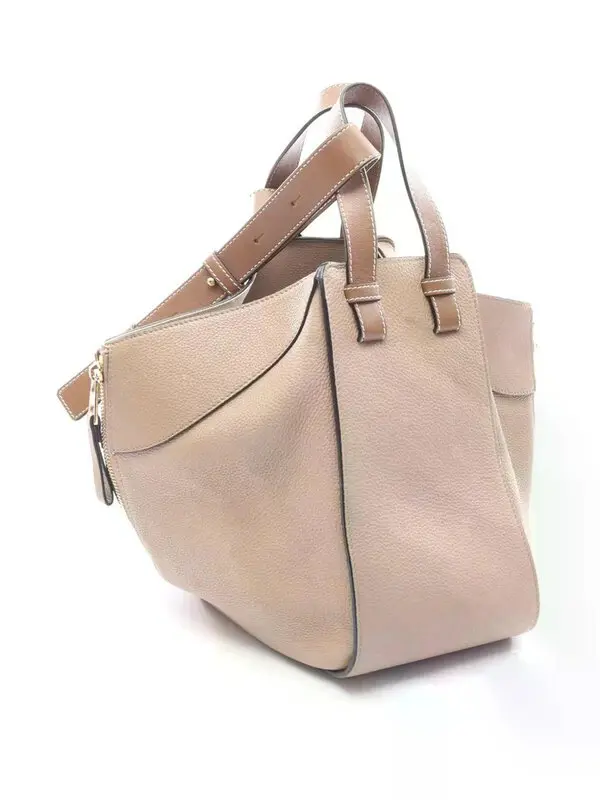 Loewe Small Grained Calfskin Hammock Bag Satchel - Brown