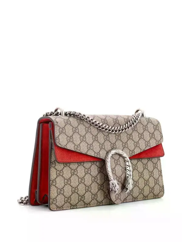 Gucci Dionysus Small Shoulder Bag Gg Coated Canvas - Brown