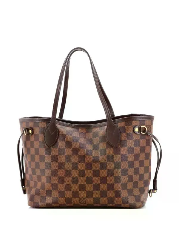 LOUIS VUITTON Neverfull Pm Tote Bag - Brown