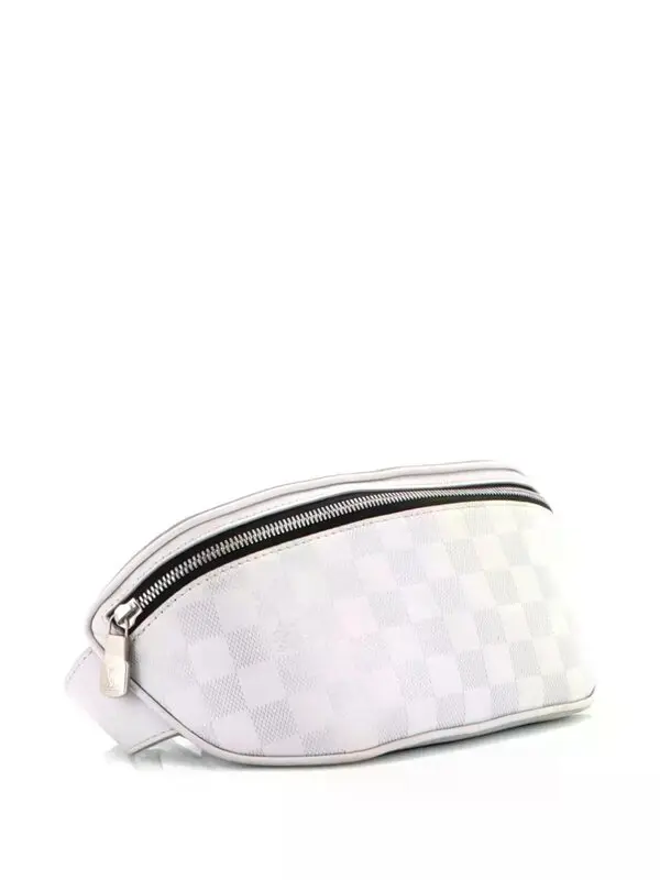 LOUIS VUITTON Campus Bumbag Damier Infini Leather Belt Bag - Grey