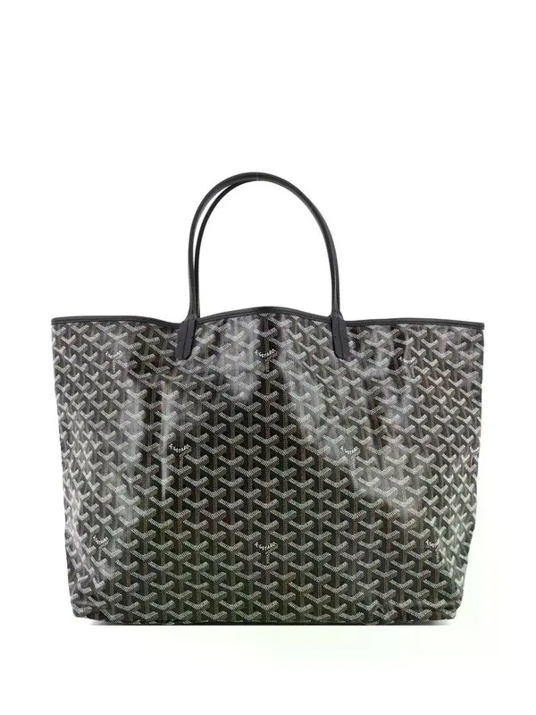 Goyard Saint Louis Coated Canvas Gm Tote Bag - Black