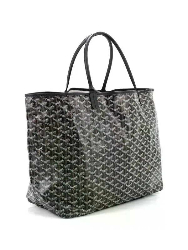 Goyard Saint Louis Coated Canvas Gm Tote Bag - Black