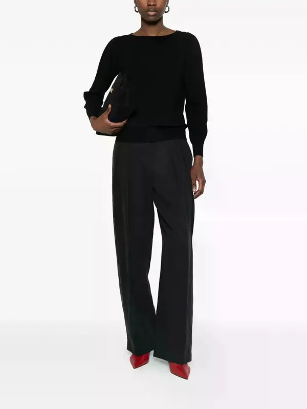 TWINSET Long Sleeve Top With Cut Out Detail