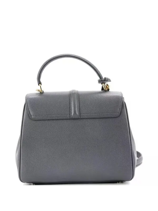 Celine 16 Small Satchel Top Handle Bag - Grey