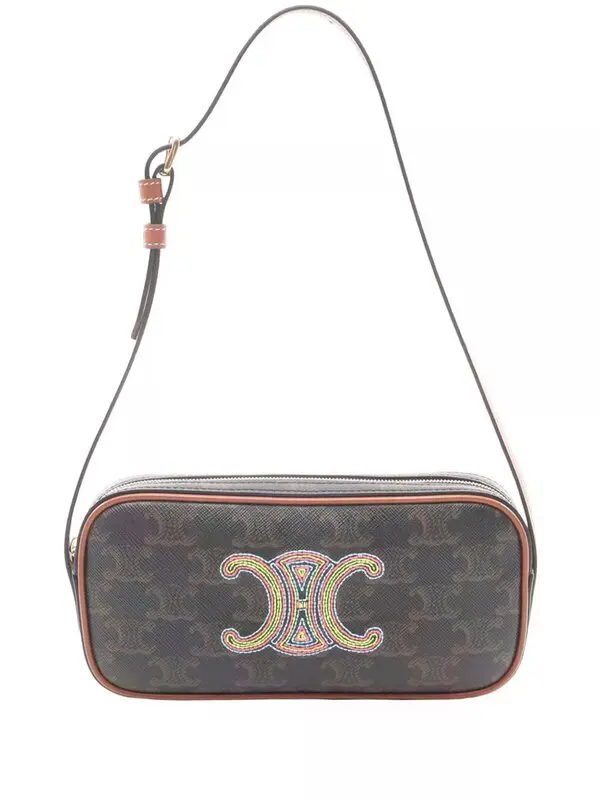 Celine Mini Triomphe Camera Bag - Black