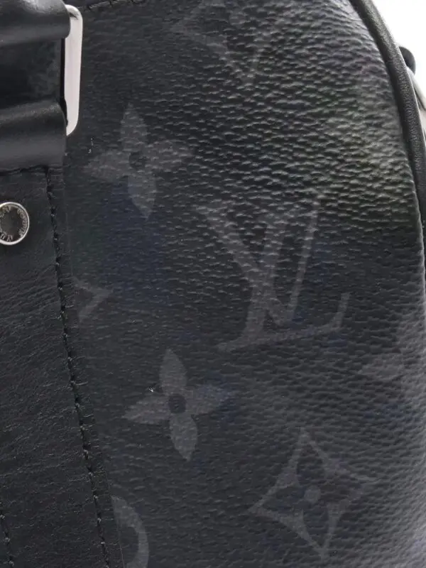 LOUIS VUITTON Monogram Eclipse Keepall Bandouliere Xs Satchel 2021-2026 - Black