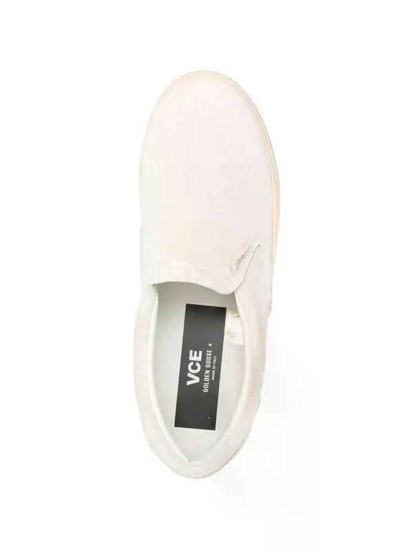 GOLDEN GOOSE Vce Slip-on Sneakers - Neutrals