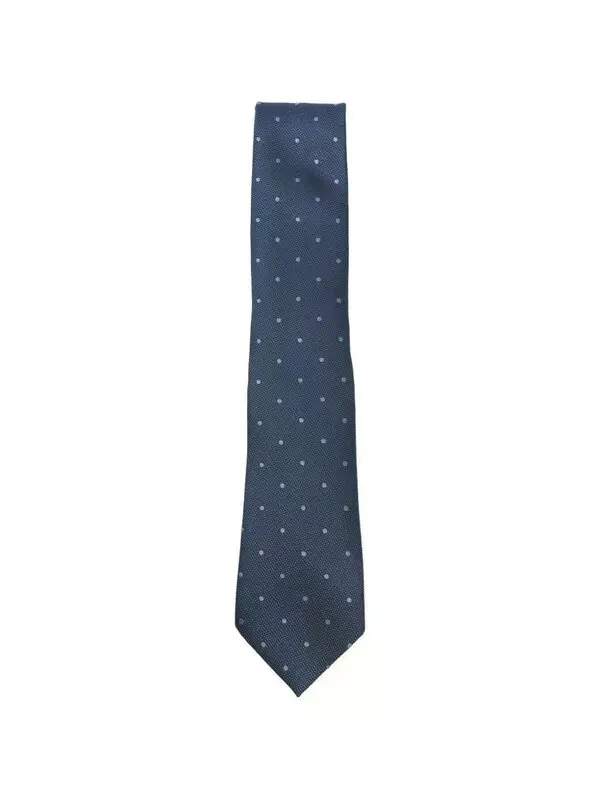 TOM FORD Polka Dot Neck Tie - Blue