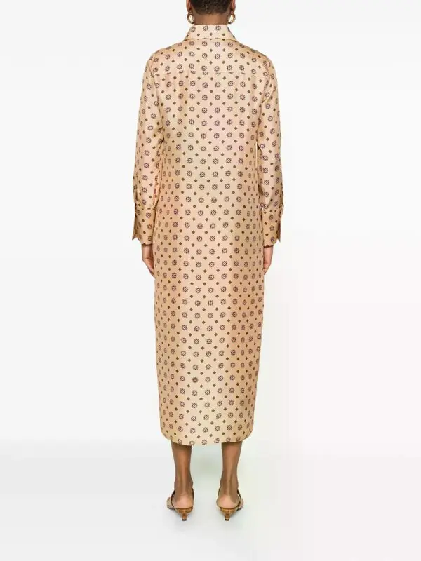 Alberto Biani Printed Shirt Dress