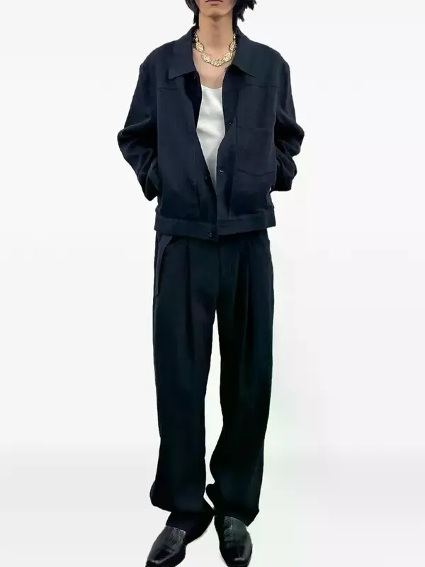 TONYWACK Buttoned Shirt Jacket