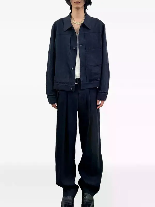 TONYWACK Buttoned Shirt Jacket