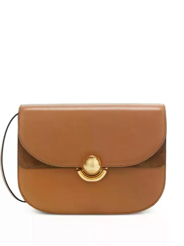 Furla Sfera Leather Shoulder Bag - Brown