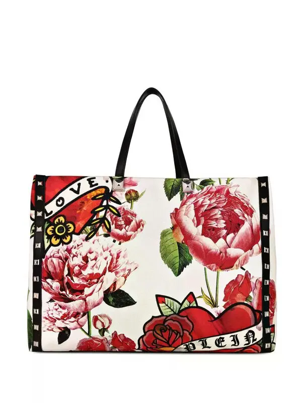 Philipp Plein Love Canvas Tote