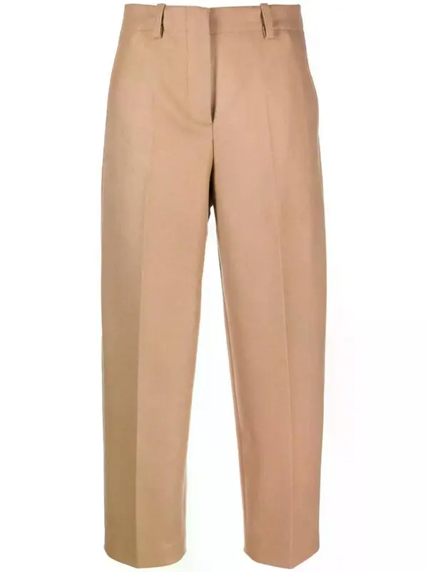 Erika Cavallini Pressed-crease Gabardine Trousers